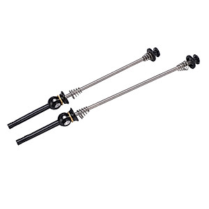 Bicycle Quick Release Skewer,1 Pair/Set Bicycle Quick Release Skewer Lightweight Weight Reduction Bike Wheel Hub Skewers