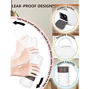 Portable Travel Electric Kettle, Mini Electric Tea Kettle for Boiling Water at Home Office Hotel and Travel, Small Electric Kettle Unique Gifts for Man Woman