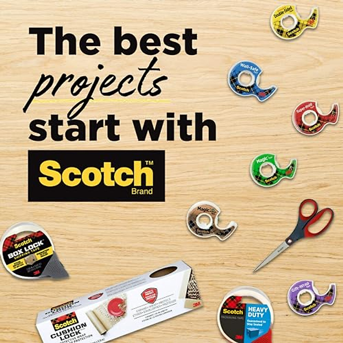 Scotch Magic Tape, Invisible, Home Office Supplies and Back to School Supplies for College and Classrooms, 16 Rolls