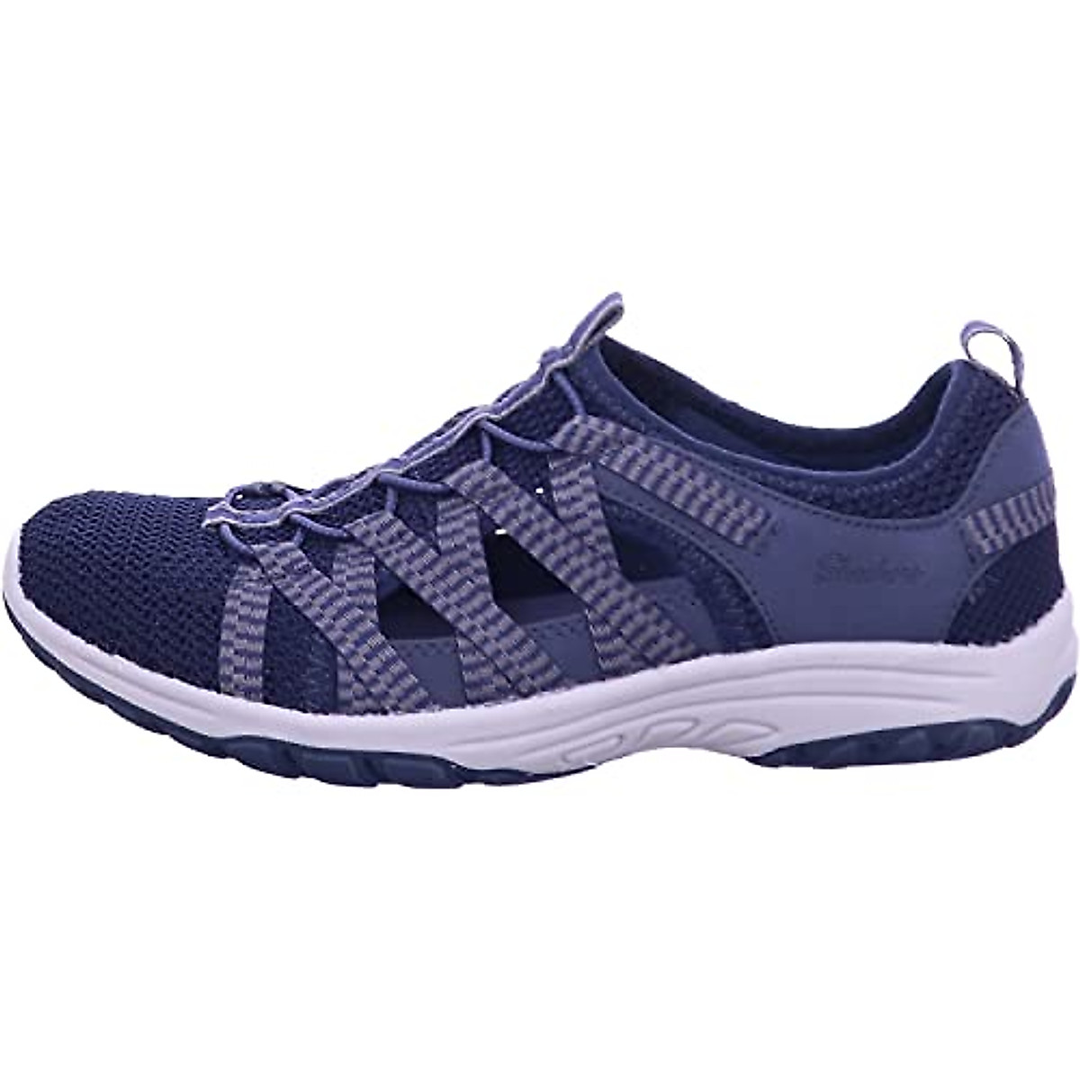 Skechers Modern Comfort Women's Women's Reggae Fest-Happy Getaway Water Shoe, Navy, 7