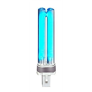 Aquatop Replacement 9W UV Bulb – Fits FZ9, SP9UV, CF400UV, CF500UV, UVP9, UVE9, UVCP9, UVFK9, Energy-Efficient Lamp for Aquarium Filter Pump, R9WUV-SQ