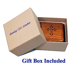 Stanley London Personalized Pocket Compass Engraved Joshua 1:9 (Be Strong and Courageous) - Great for Baptism, Confirmation, First Communion, Graduation (Compass & Box, Personalized)