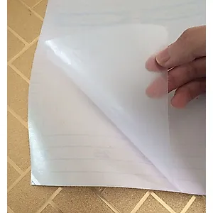 Aibily Privacy Adhesive Window Film, Frosted Glass Sticker for Bathroom/Kitchen/Home, Etched Glass Vinyl Film for Heat Control/Glare Blocking