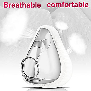 6 Pack Full Face CPAP Mask Liners, Compatible with ResMed AirFit F20 Masks,Compatible with Airtouch F20 Masks,Reusable Cushion Covers, (White)