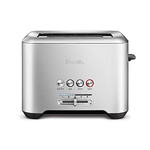 Breville Bit More Toaster 2 Slice BTA70XL, Brushed Stainless Steel