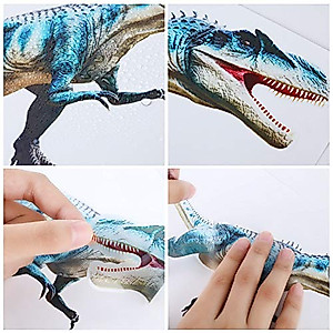18 Pieces Dinosaurs Wall Stickers Dinosaur Wall Decals Removable Wall Stickers for Classroom Kids Bedroom Bathroom Nursery Home Decoration