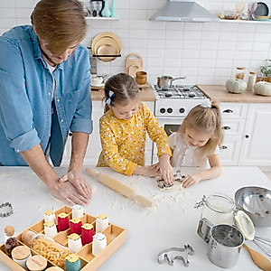 Bellsal Natural Utensil Organizer 12.5 Inch Silverware Organizer for Drawer Utensil Holder Cutlery Organizer Kitchen Drawer Organizer 7 Compartment Small Narrow Bamboo