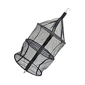 HOMSFOU Outdoor Storage Net 3 Layer Drying Net Laundry Drying Rack Collapsible Dry Net Drying Rack for Clothes Outdoor Accessories Mesh Bras Household Drying Rack Foldable Dryer Rack