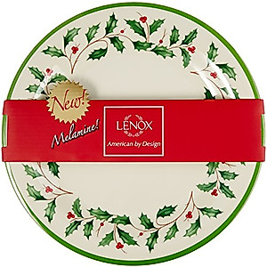 Lenox Holiday 4-Piece Melamine Dinner Plate Set