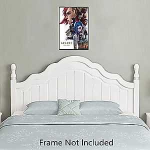 Christ-EZ Anime cartoon Arcane League of Legends Movie Poster Cool Wall Decor Art Print posters for room aesthetic - Matte Poster Frameless Gift 11 x 17 inch(28cm x 43cm)