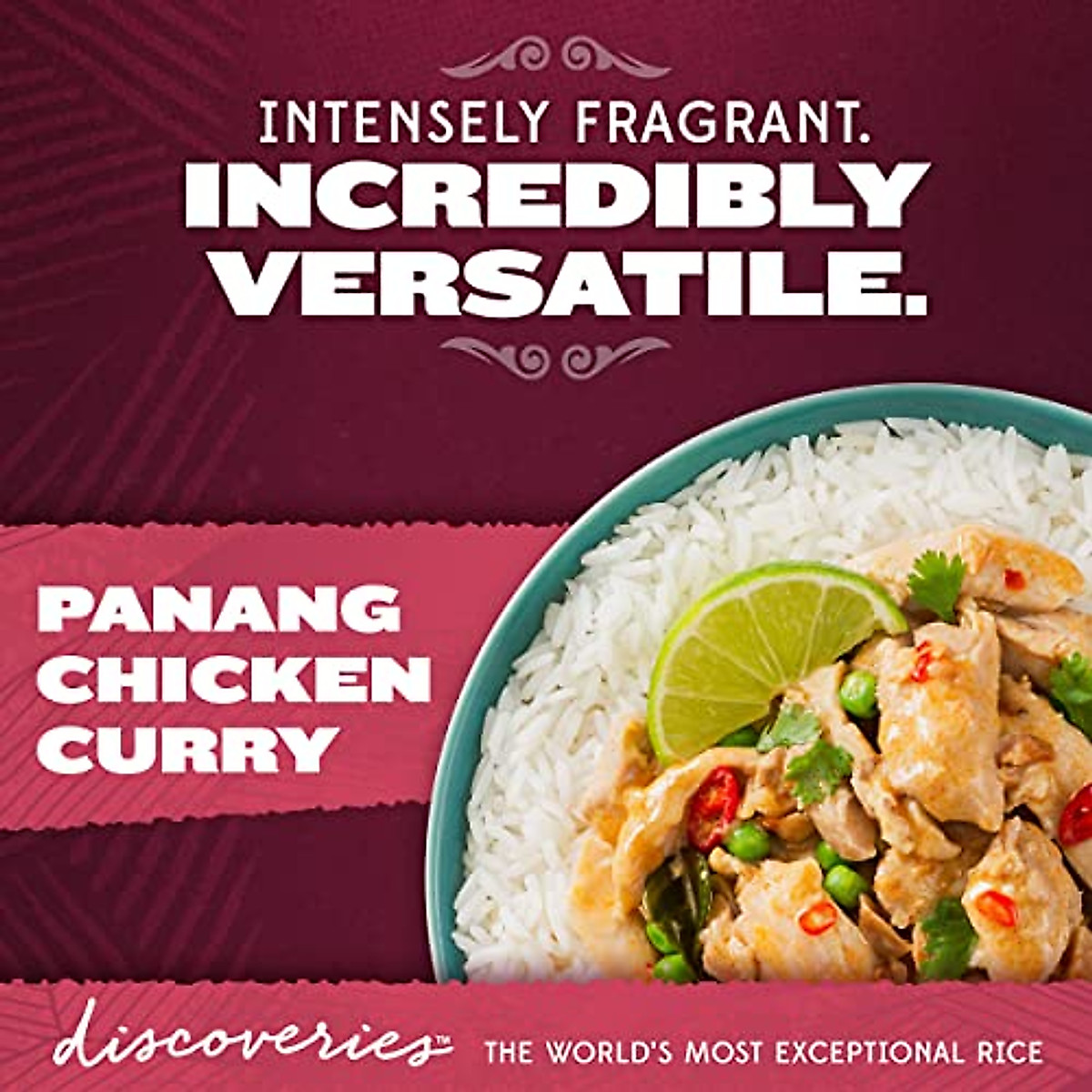 RiceSelect Discoveries Kamalis Intensely Fragrant Jasmine Rice, Gluten-Free, Non-GMO, Vegan, 14.5 Ounce Jar