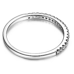 3pcs 14k White Gold Promise Band Set,Natural Blue Sapphire Diamond Art Deco Antique Bridal Rings Sets