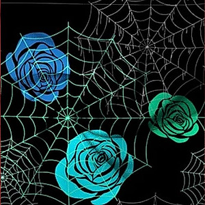 Muscularfit men hoodies with zipper Halloween Crewneck Sweatshirt Men Funny Cobweb Floral Print Graphic Tee Shirt Drawstring Long Sleeve Pullover Top time limited deals today Blue 3X