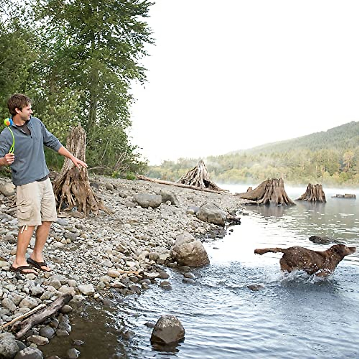 ChuckIt! Classic 26M Dog Ball Launcher, 26" Length, Includes Medium Ball (2.5") For Dogs 20-60 Pounds