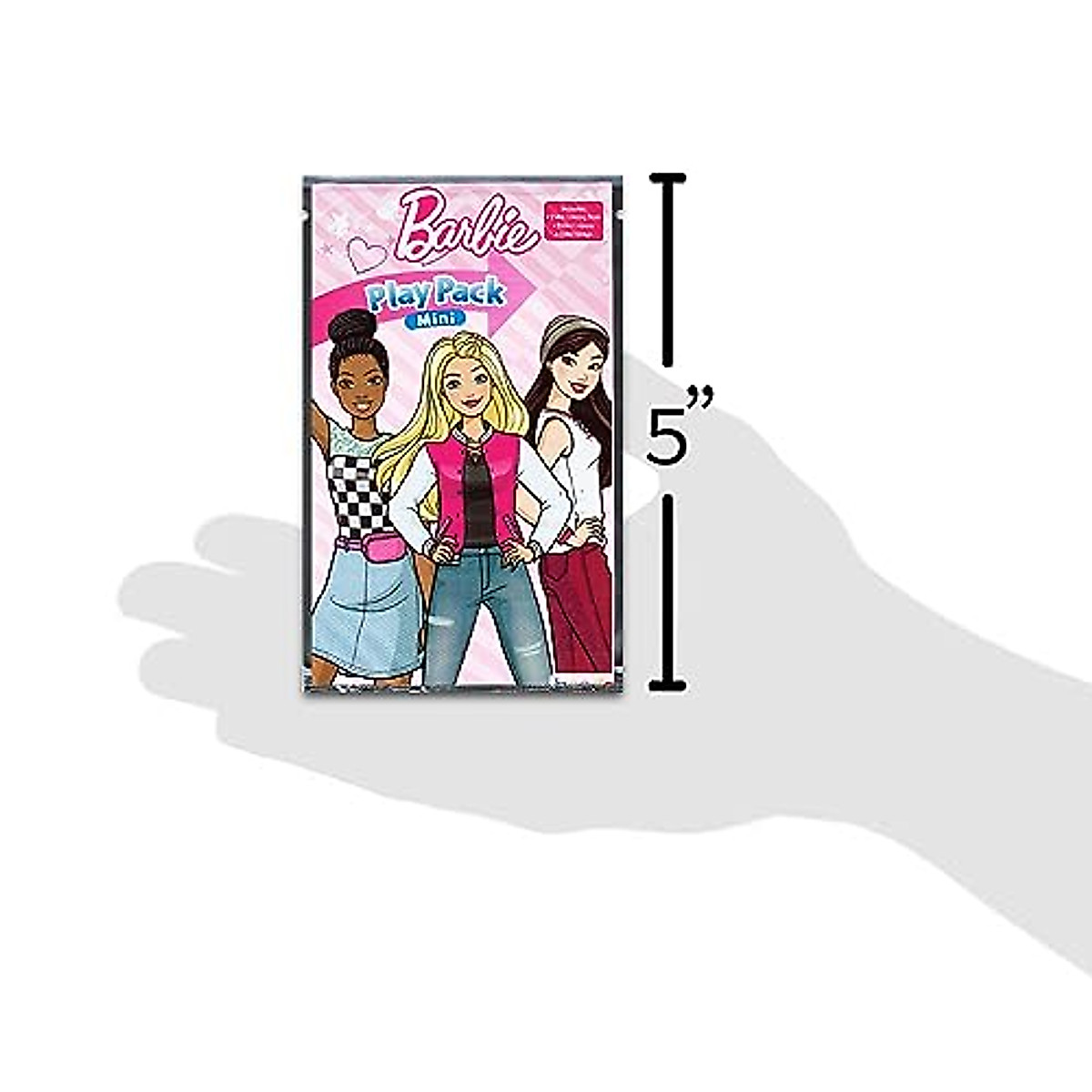 Barbie Mini Party Favors Set for Kids - Bundle with 24 Mini Barbie Grab n Go Play Packs with Coloring Pages, Stickers and More (Barbie Birthday Party Supplies)