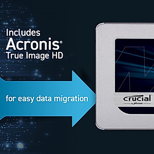 Crucial MX500 2TB 3D NAND SATA 2.5 Inch Internal SSD, up to 560MB/s - CT2000MX500SSD1