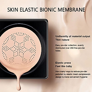 firstfly Mushroom Air Cushion CC Cream, Moisturizing Concealer Makeup Base Primer BB Liquid Foundation