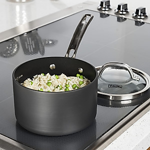 Viking Culinary Hard Anodized Nonstick Cookware Set, 10 Piece, Dishwasher, Oven Safe, Works on All Cooktops including Induction