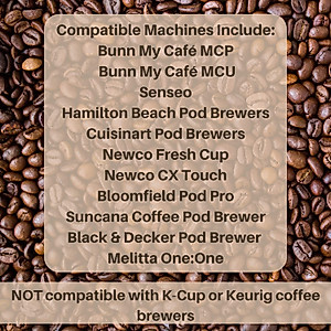 Baronet Coffee Pods [Organic Small Village-54 Pods] Single Cup Use Like Senseo Coffee Pods- 3 Bags of 18 Single Serve 8 Gram Pods, Regular Strength Soft Coffee Pods, Medium Roast [Organic Small Vill]