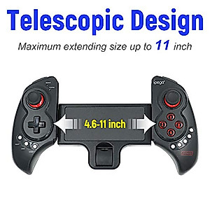 Mcbazel PG 9023S Extendable Wireless Mobile Gaming Gamepad Controller for Android PC Smart Phone (NOT for iOS)