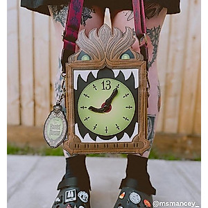 Loungefly Disney Haunted Mansion Grandfather Clock Crossbody Bag