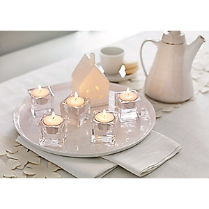 BOLSIUS 100 Pack Unscented Tea Lights - 3.5 Hours - Premium European Quality - Consistent Smokeless Flame - 100% Cotton Wick - Dinner, Wedding, Party, Restaurant, Spa, Church, & Home Décor Tealights