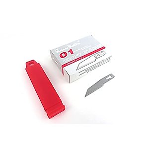 50 Each SM01 Swann Morton Industrial Craft Blades for Knife Handles SM00, SM0-R and SM0R-II (Model # SM01)