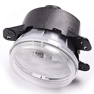 PIT66 Front Bumper Fog Light, Compatible With 11-14 Dodge Charger/10-18 Dodge Journey/11-13 Jeep Grand Cherokee/10-18 Jeep Wrangle/14-16 Jeep Cherokee, Fog Light Lamp Accessories, faros antiniebla