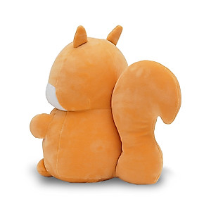 Avocatt Brown Squirrel Plush Toy - 10 Inches Plushie Stuffed Animal - Hug and Cuddle with Squishy Soft Fabric and Stuffing for Boys and Girls