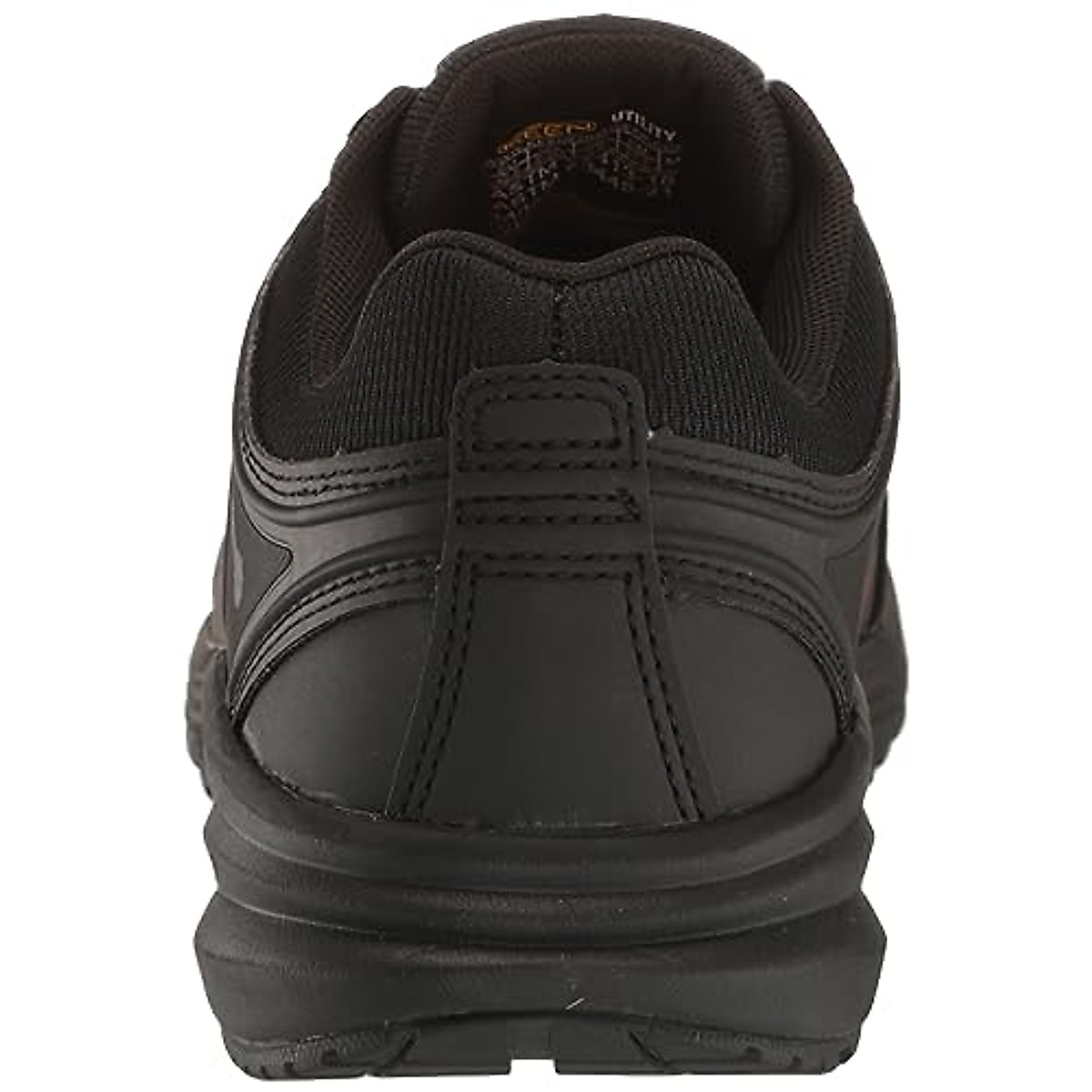 KEEN Utility Men's Vista Energy+ Low Composite Toe ESD Leather Industrial Work Sneakers, Coffee Bean/Black, 13