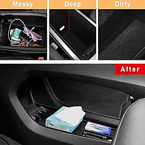 TTCR-II Compatible with 2022-2024 Chevy Bolt Center Console Organizer, for Chevy Bolt EUV Console Lower Organizer Tray, for 2022-2024 Bolt EV Console Organizer Bottom Tray