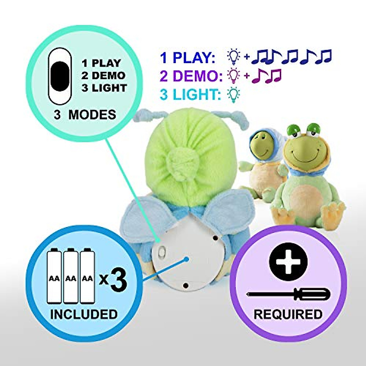 Nuby Glo-Pals with Soothing Music and Soft Light, Turtle