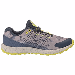 Merrell Moab Flight Low Hiking Shoe, Grey/Navy/Citron, 4.5 US Unisex Big Kid