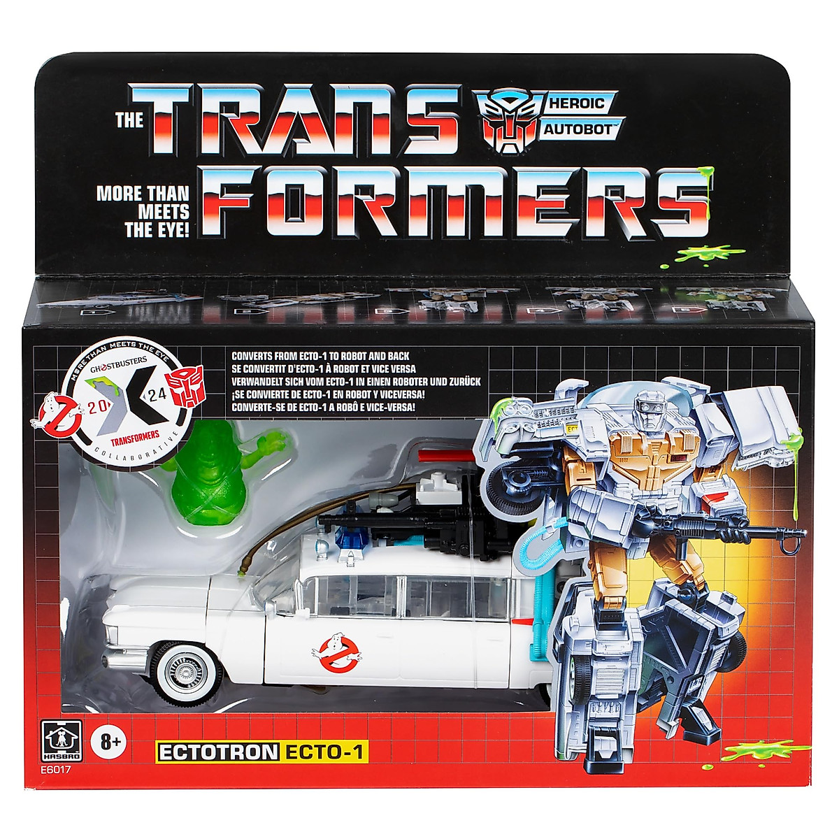 Hasbro Transformers Generations Ghostbusters 2019 Heroic Autobot Ecto-1 Ectotron Figure