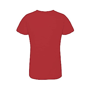 Disney Girl's Modern Vintage Minnie T-Shirt, Red, Medium