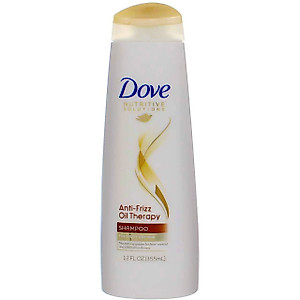 Dove Nutritive Solutions Anti Frizz Shampoo for Frizzy, Tangled Hair Oil Therapy with Nutri-Oils Moisturizing Shampoo Formula Smooths Hair 12 oz