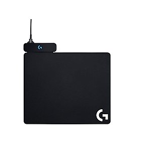 LogitechG PowerPlay Wireless Charging Mouse Pad, Compatible with G Pro/ G903/ G703/ G502 Lightspeed Gaming Mice - Black (Renewed)