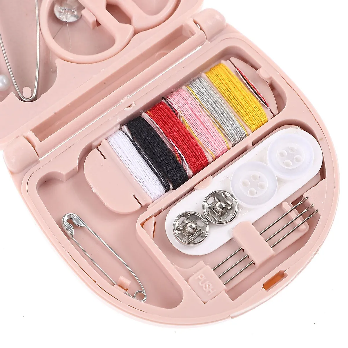 VILLCASE Mini Sewing Project Kit 1 Set Family Mini Sewing Thread Accessories Traveler DIY Organizer DIY Sewing Supplies Organizer