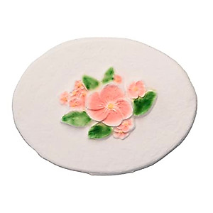 Biodegradable Urn for Human Ashes, Water Burial Urn, Urn Floats in Water, Urn for Cremation, Ocean Water Scattering Urn for Ashes, Floating Urn, Earth Memorials (Keepsake Elite® Pink Flower Y-01)