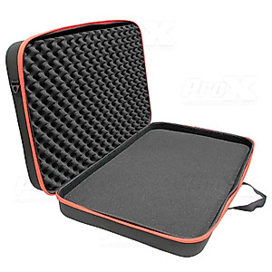 ProX XB-DJCM ZeroG Ultra Lightweight Hard Shell DJ Controller Strap Bag, For Pioneer DDJ-RX SX3 S1 and Numark Mixstream Pro Mixdeck, Pro Audio gear Storage