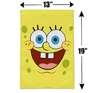 SpongeBob Goofy Smile Face Garden Yard Flag