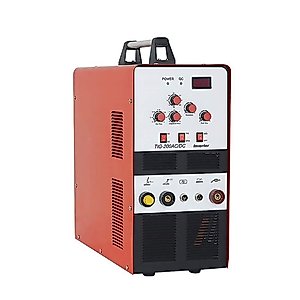 ATO 200A Tig Miller Welder, Automatic Dual Voltage 110V/220V, AC DC Inverter Stick Welder forwelding Mild Steel, Stainless Steel, Aluminum (split phase (L1,L2+G))