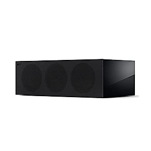 KEF R2 Meta Compact 3 Way Center Channel Speaker (Gloss Black)