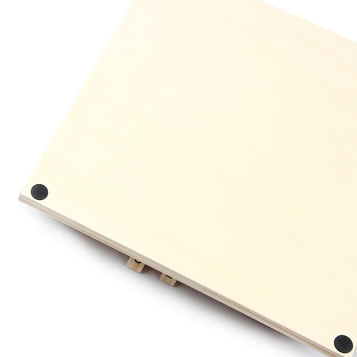 bouti1583 Shut The Box Dice Game,Classic 4 Sided Wooden Board Game Flip 12 Number Classic Tabletop Games for 2-4 Player Green(Big Size)