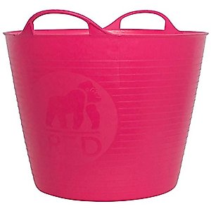 TubTrug SP14PK Small Pink Flex Tub, 14 Liter