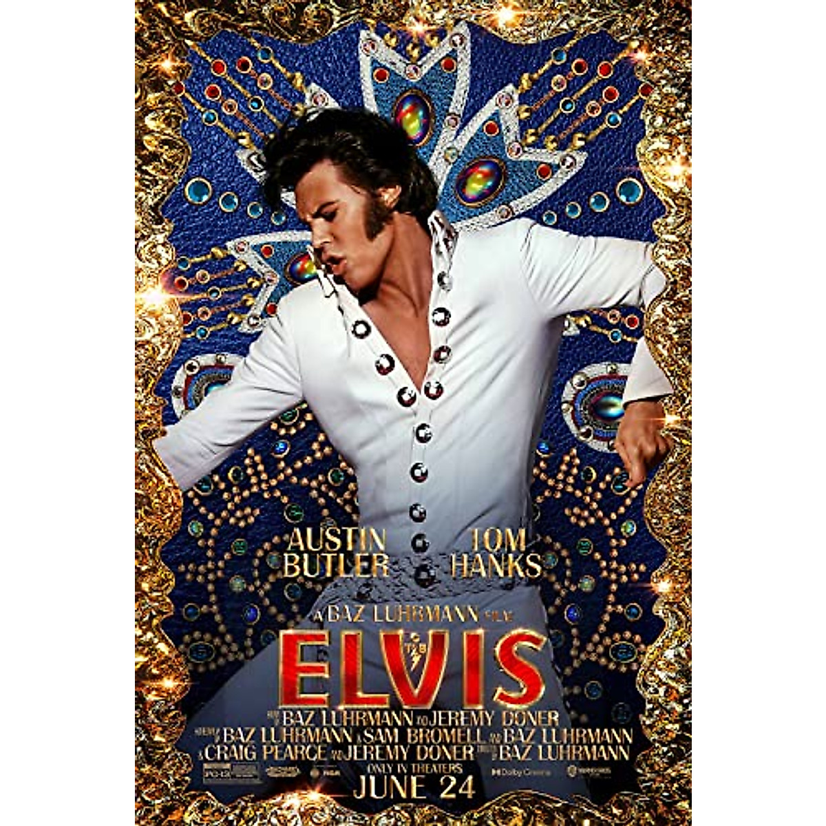 Elvis 2022 Movie Unframed Wall Decor Poster 16x24