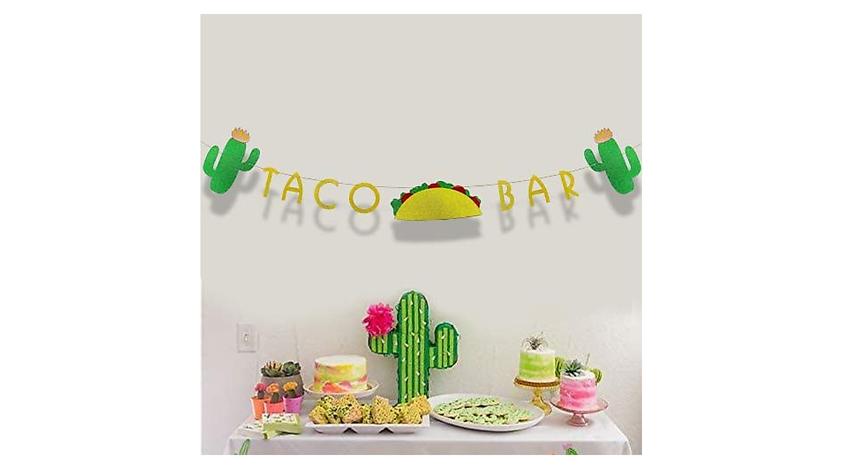 HAKPUOTR Taco Bar Banner - Perfect Fiesta Decor