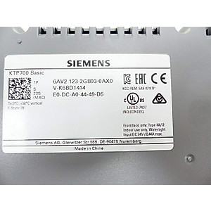 6AV2123-2GB03-0AX0 SIMATIC HMI Basic Panel, KTP700 Basic, Key/Touch Operation, 7" TFT Display 6AV2 123-2GB03-0AX0