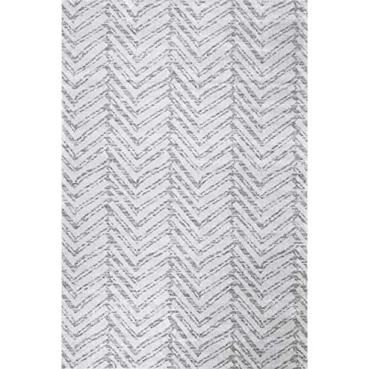 nuLOOM Rosanne Geometric Area Rug, 6' 7" x 9', Grey
