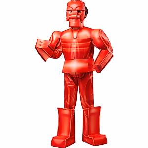 Rubies Child's Mattel Rock 'Em Sock 'Em Robots Red Rocker Deluxe Costume, As Shown, Large